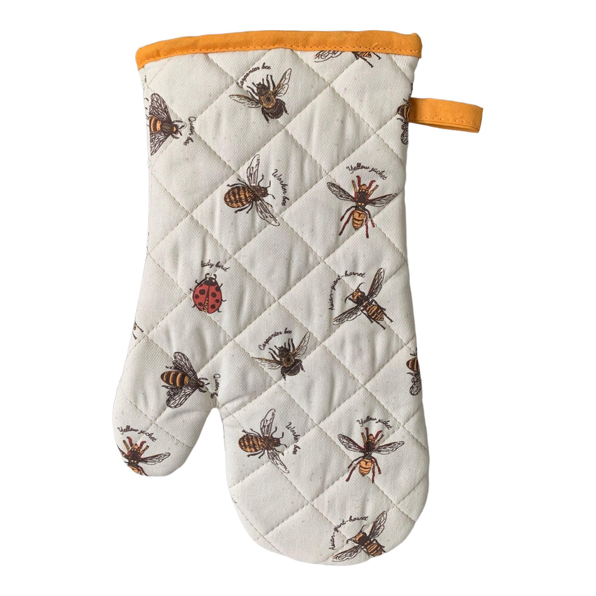 Single Oven Gloves Gauntlet Cooking Pot Holder Heat Resistant Mitt ...