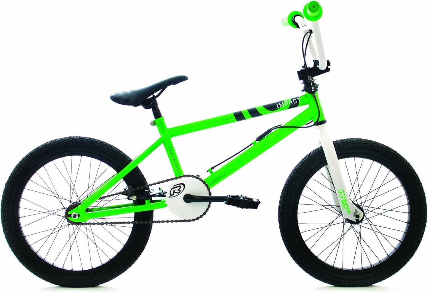 Ruption Impact 2011 Kids BMX Bike - Neon Green/White, 18 inch : Amazon ...