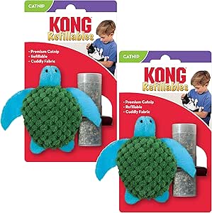 Amazon.com : KONG Refillables Catnip Toys, Assorted 2-Pack – Plush Cat Toys with Refillable ...