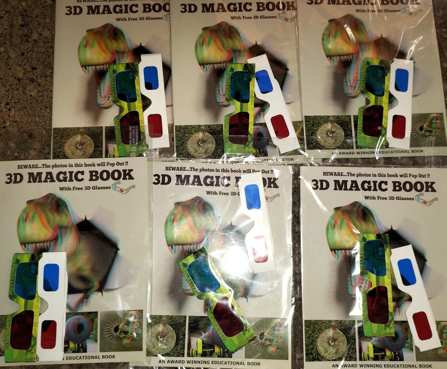 Buy 3D MAGIC BOOK (2 FREE MAGIC 3D GLASSES included) | PREMIUM Birthday ...