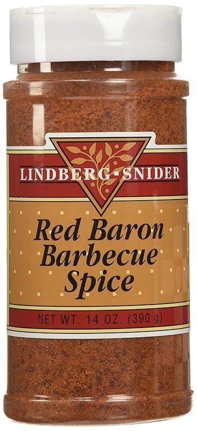 Amazon.com : Lindberg Snider Red Baron Barbecue Spice - 14 oz : Spices ...