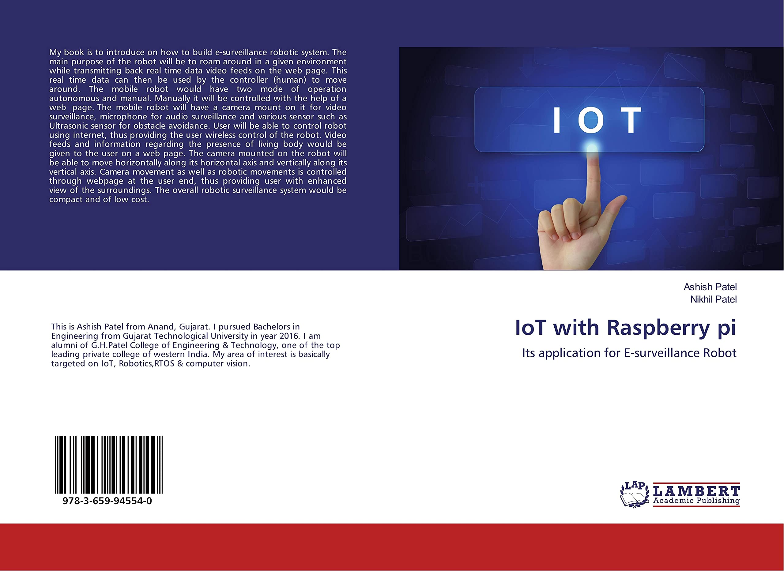 Iot With Raspberry Pi Nikhil Patel Books