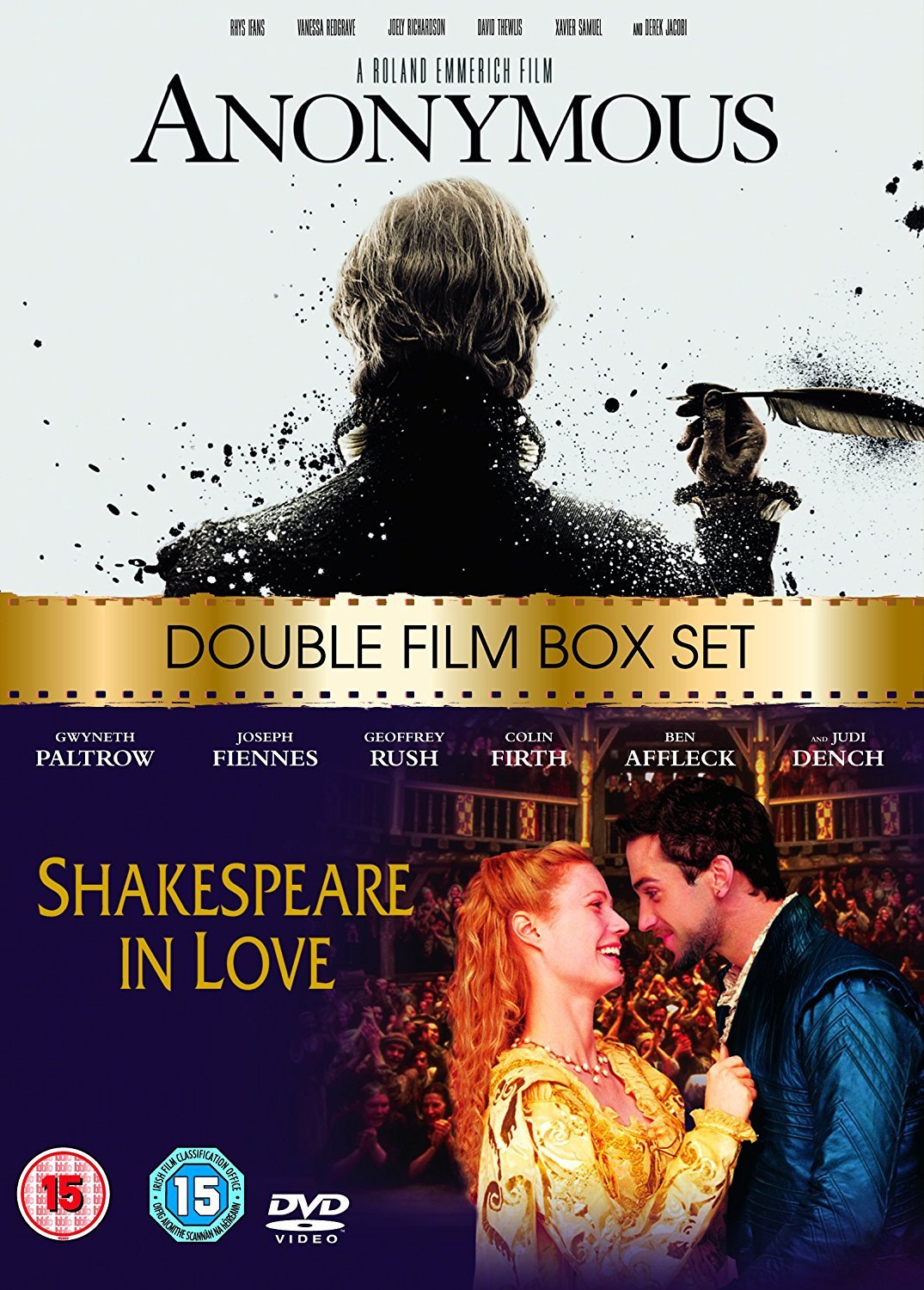 Anonymous (2011) / Shakespeare in Love (1999) - Double Pack [DVD ...