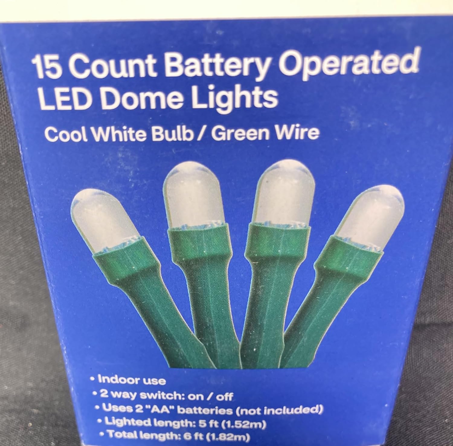 Amazon.com: 15 Count Battery Operated Cool White LED Dome Lights : Home ...