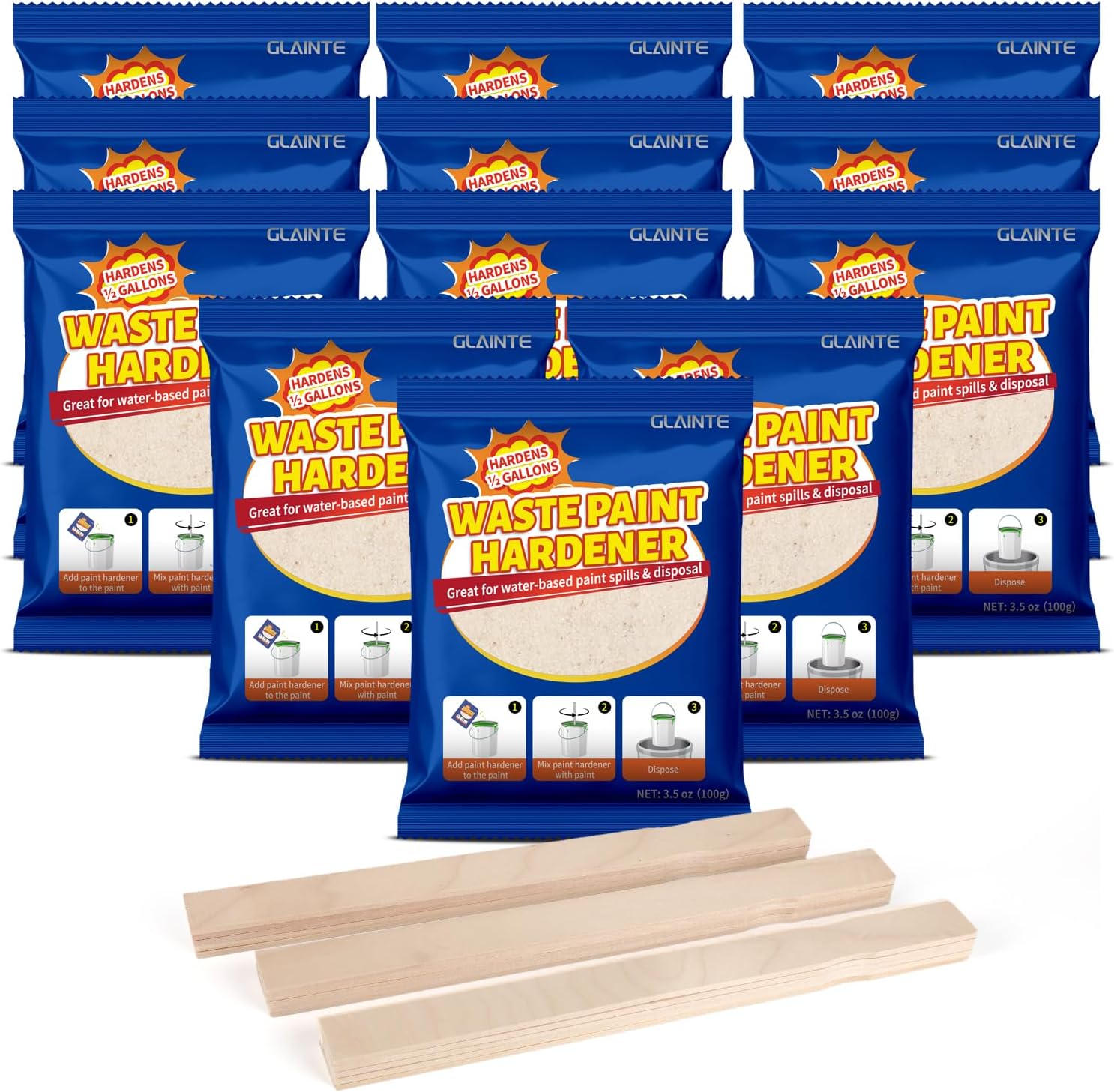 Waste Away Paint Hardener, 12 pack - Household Paint Solvents - Amazon.com