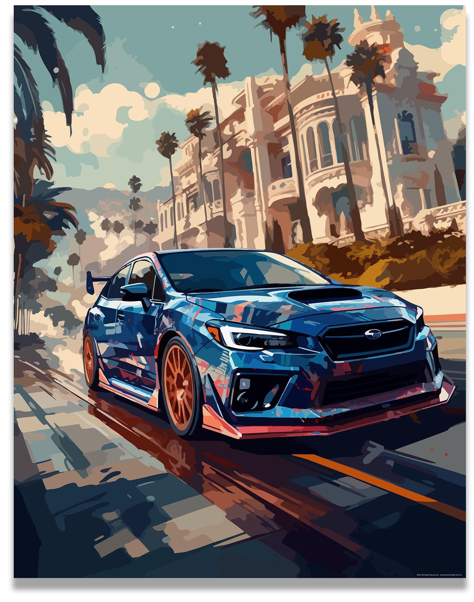 Amazon.com: Inspirational Wall Art Co. - Capable | 2019 Subaru WRX STI ...