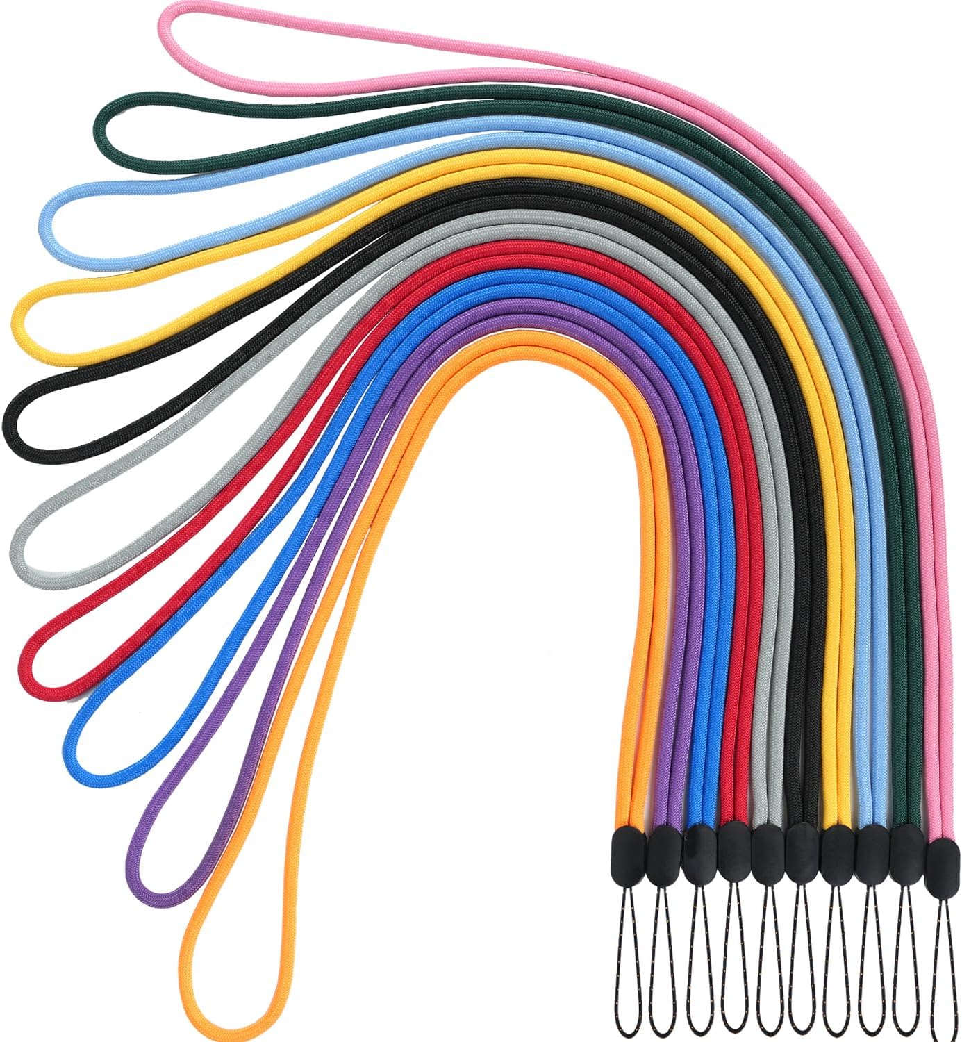 Amazon.com: 20PCS 18-Inch Colorful Neck Lanyards Straps Strings Loop ...