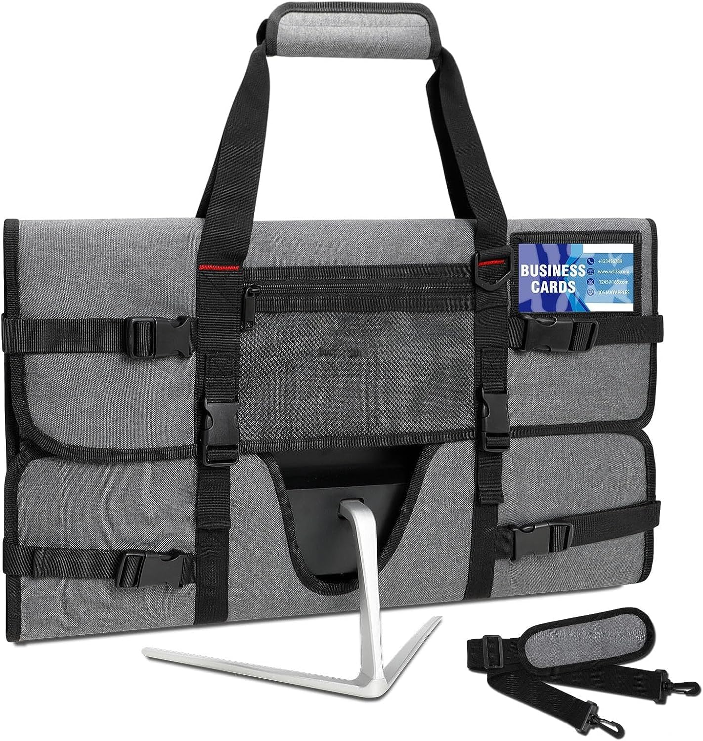 Monitor-Tragetasche kompatibel mit 27-Zoll-Monitoren/LCD-Bildschirmen ...
