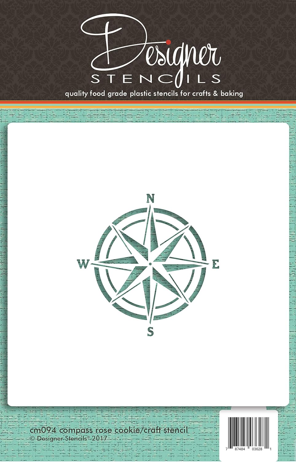 Compass Rose Cookie and Craft Stencil CM094 by Designer Stencils – BigaMart