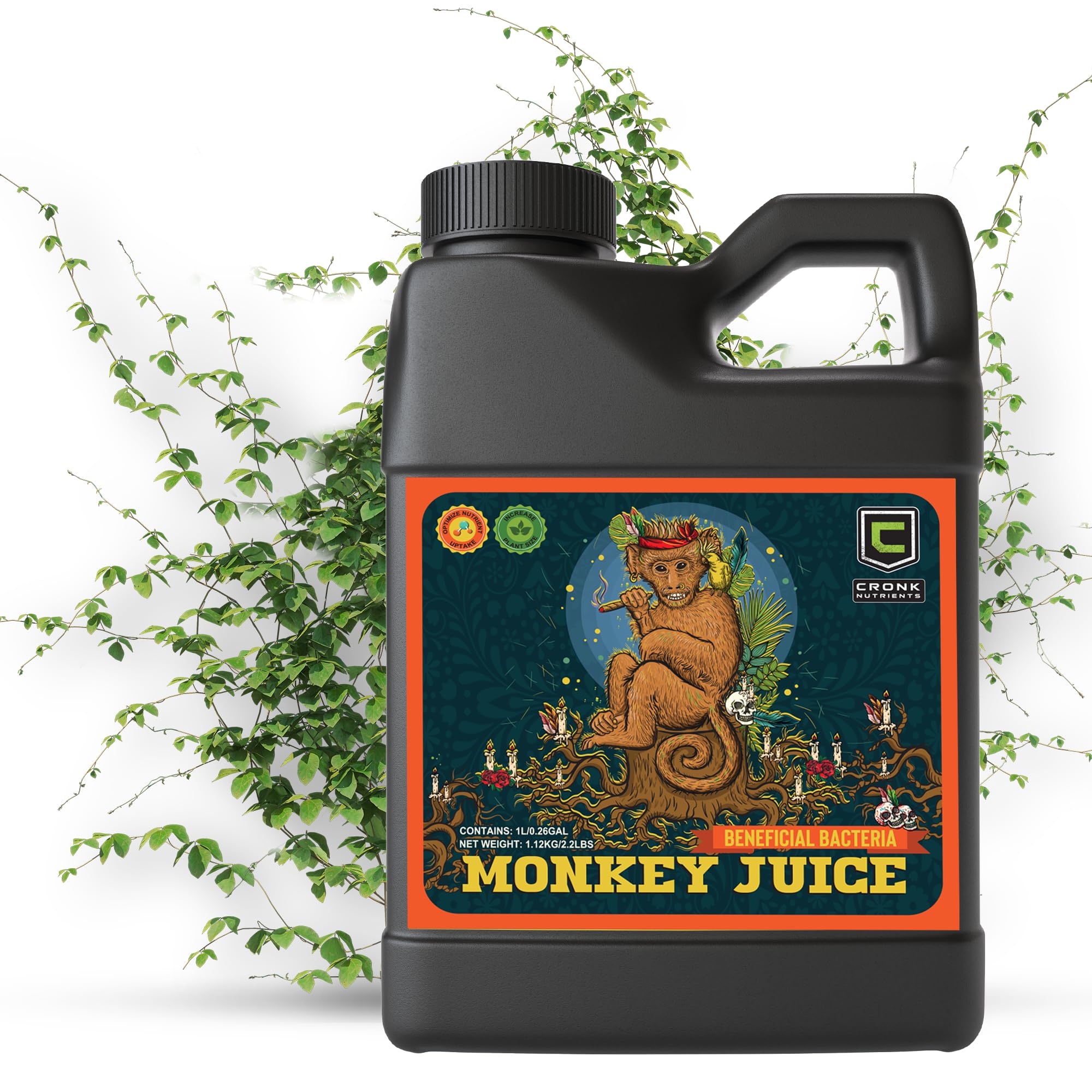 Amazon.com : Cronk Nutrients Monkey Juice – Bacillus Root Inoculant ...