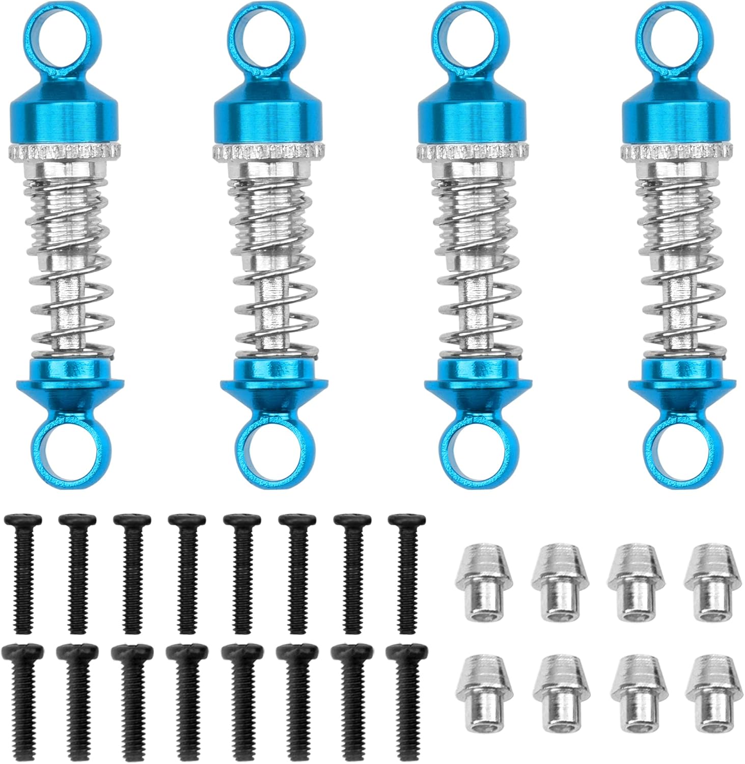 Amazon.com: 4Pack Vgoohobby 1/28 Shock Absorber Damper Suspension ...