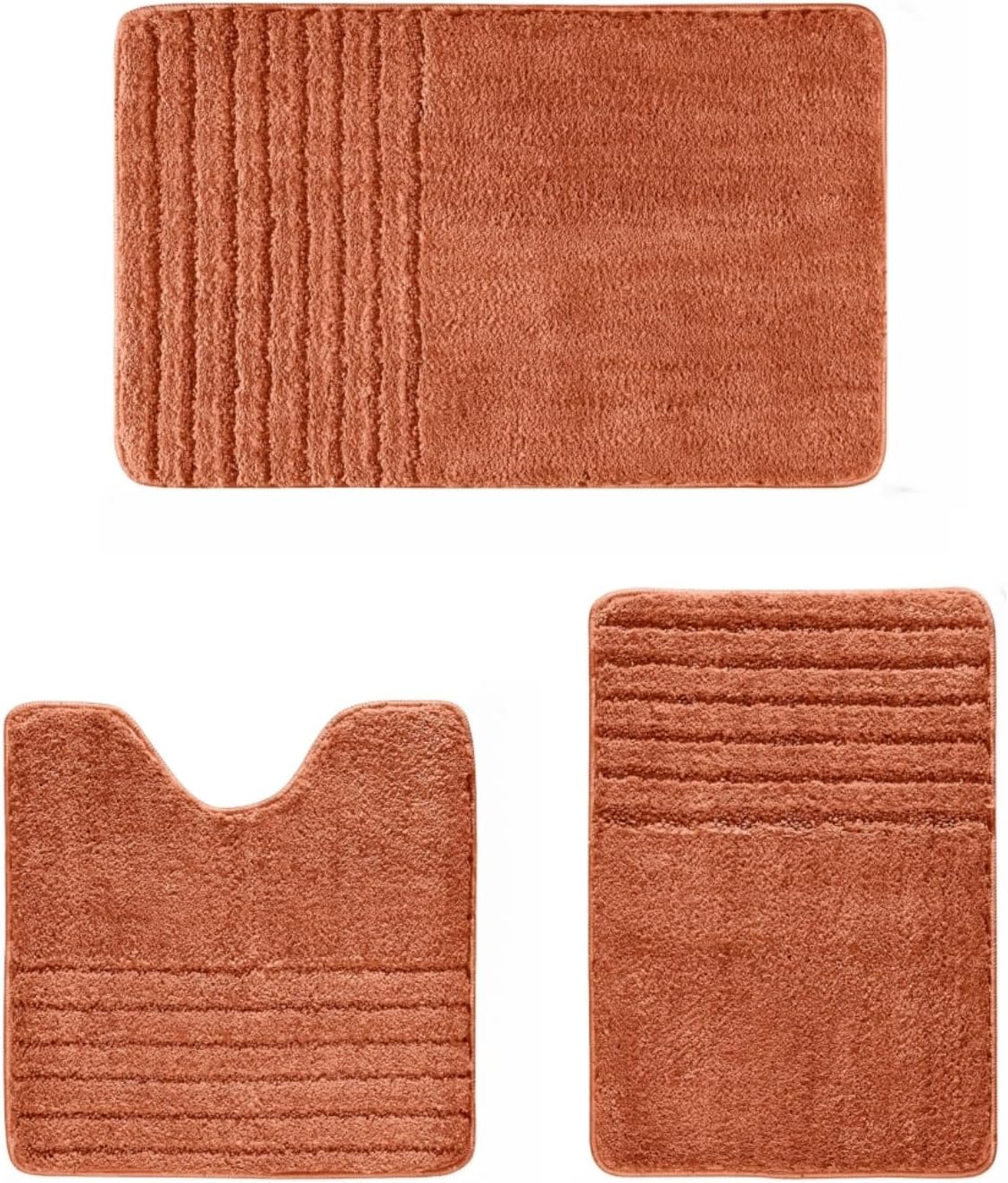 Amazon.com: CNNJ Bath Rugs Bathroom Mat Soft Absorbent Plush Shaggy ...