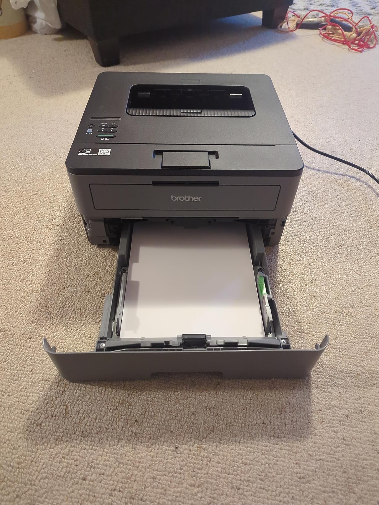 Brother HL-L2350DW Mono Laser Printer- Single Function, Wireless/USB 2. ...