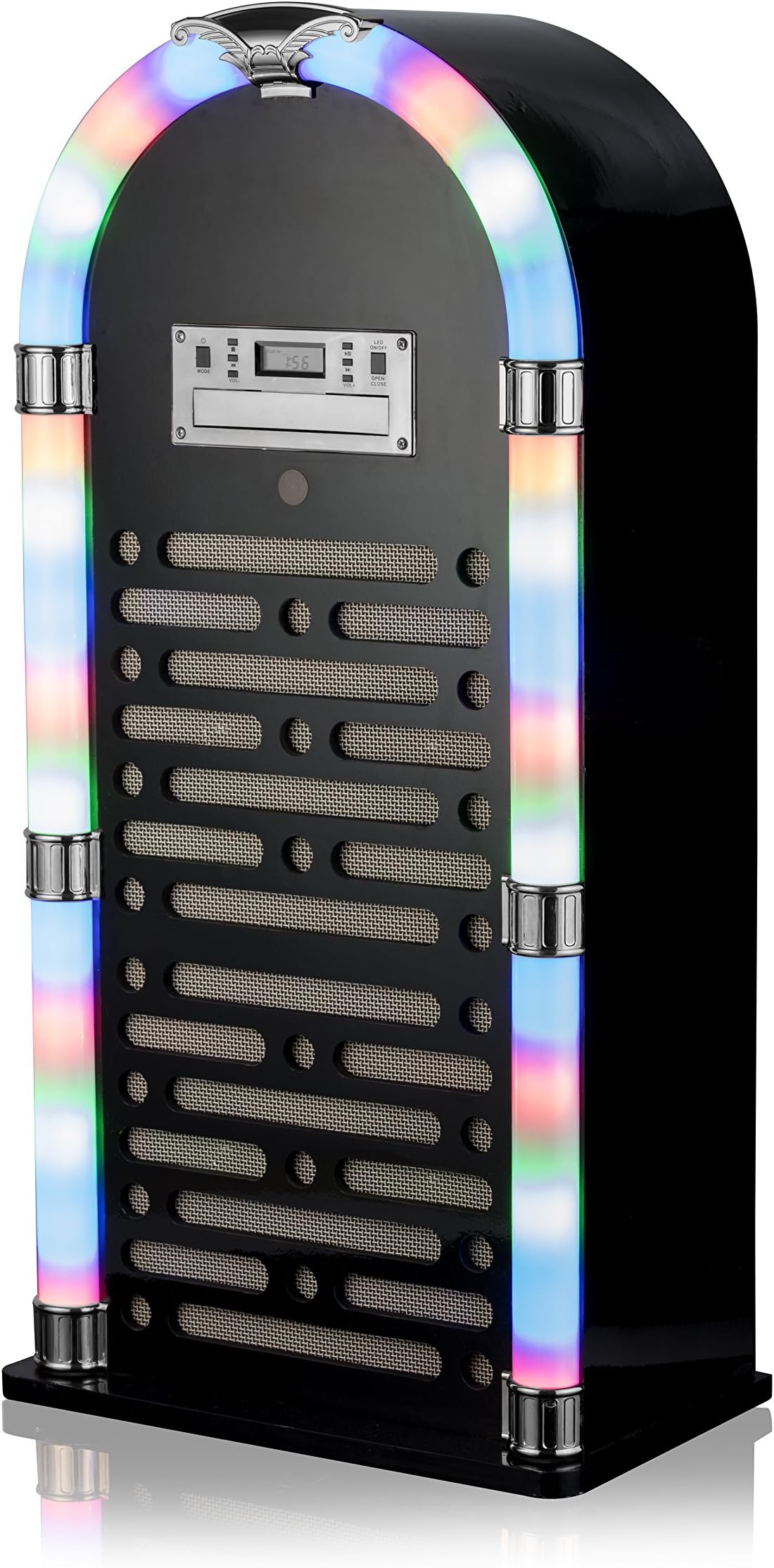 iTek Floorstanding Multi-Functional Bluetooth Jukebox with CD Player ...