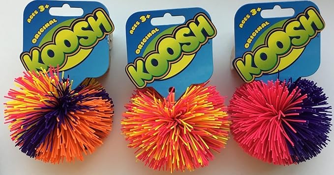 Amazon.com: Koosh - Set of 3 Original Koosh Balls by Basic Fun : Toys ...