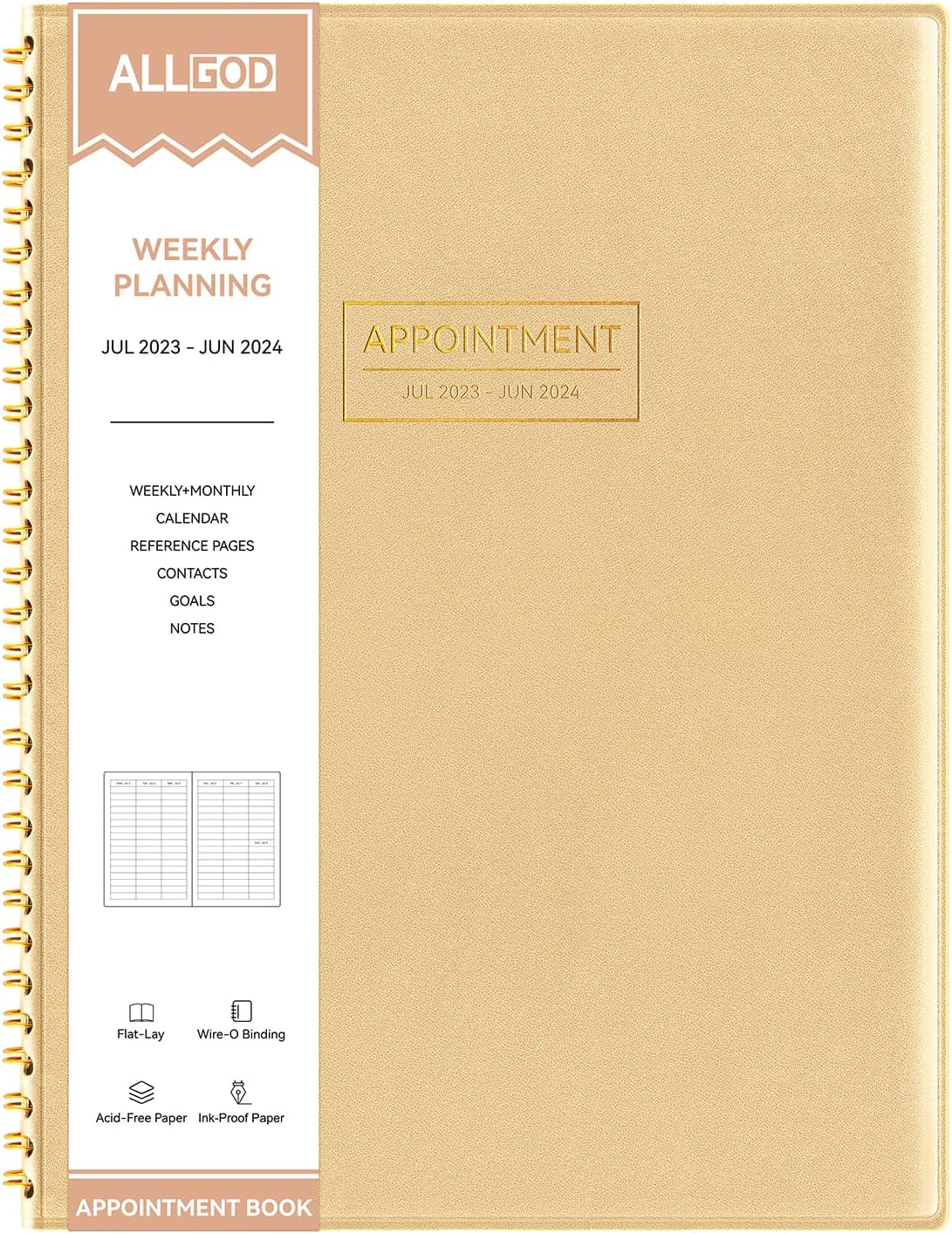 Weekly Appointment Book 2023-2024, Daily Hourly Planner JUL. 2023 - JUN ...