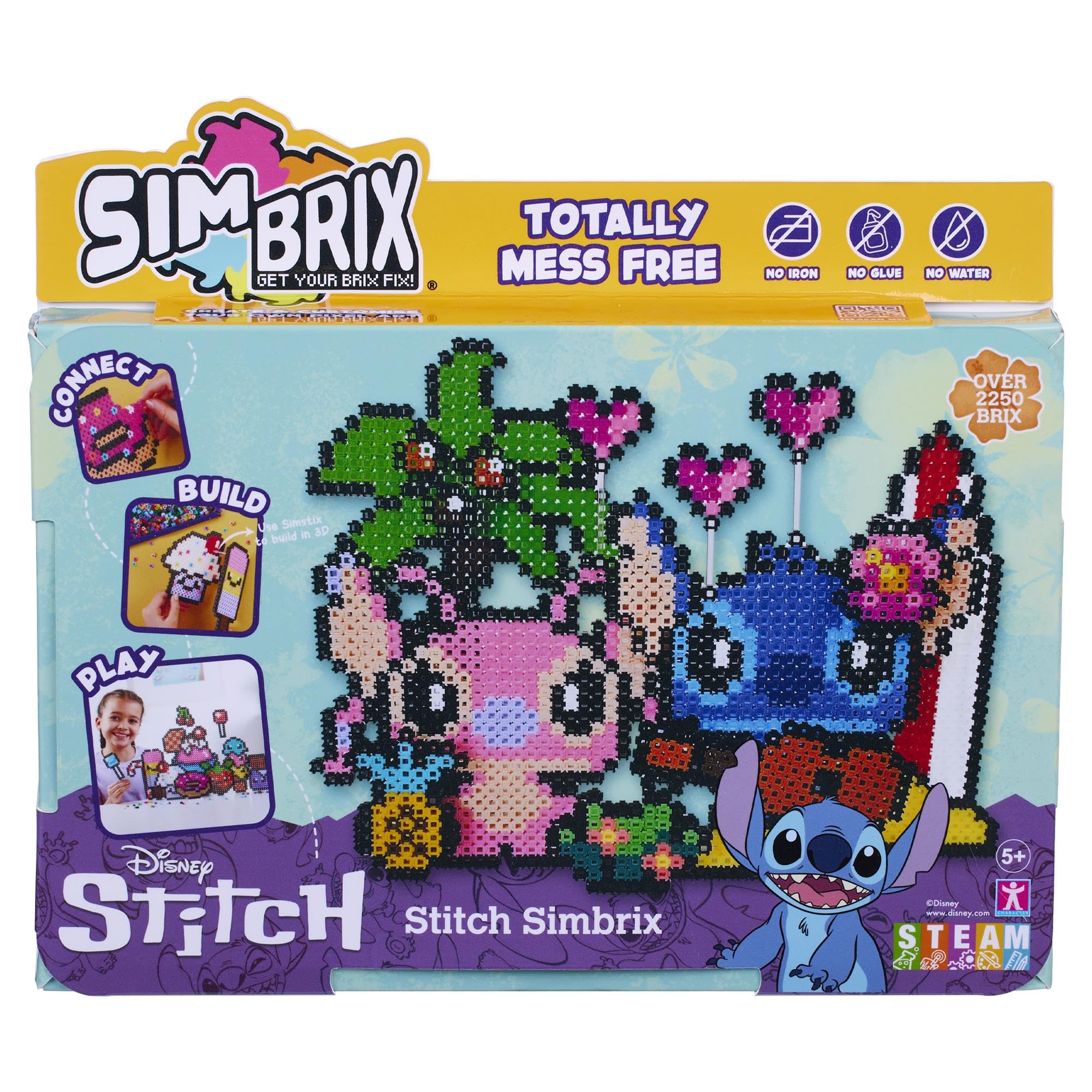 Simbrix Connect And Wowstitch 2250 Pixel Art Building Set Mess ...