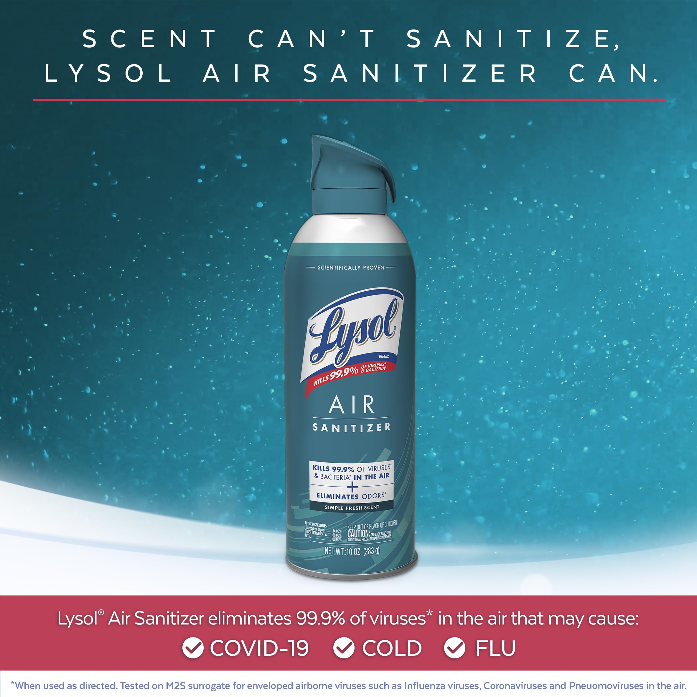 Snapklik.com : Lysol Air Sanitizer Spray, For Air Sanitization And Odor ...