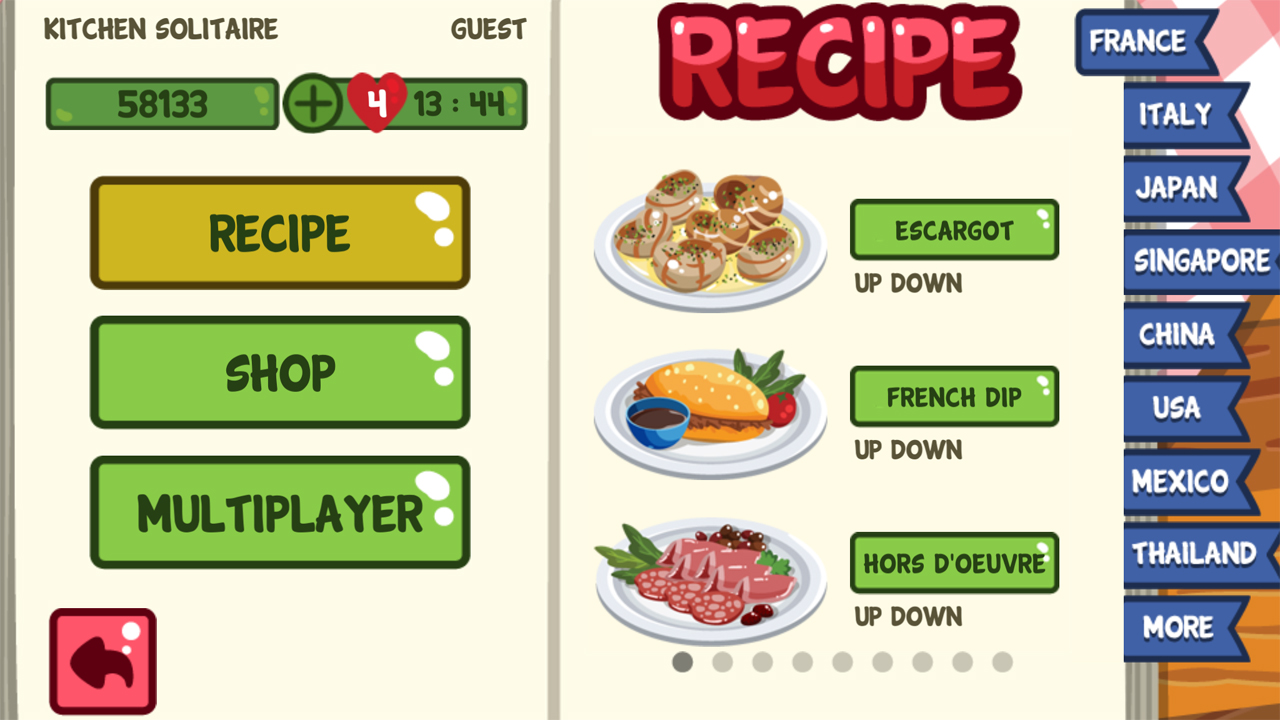 Kitchen Solitaire - App on Amazon Appstore