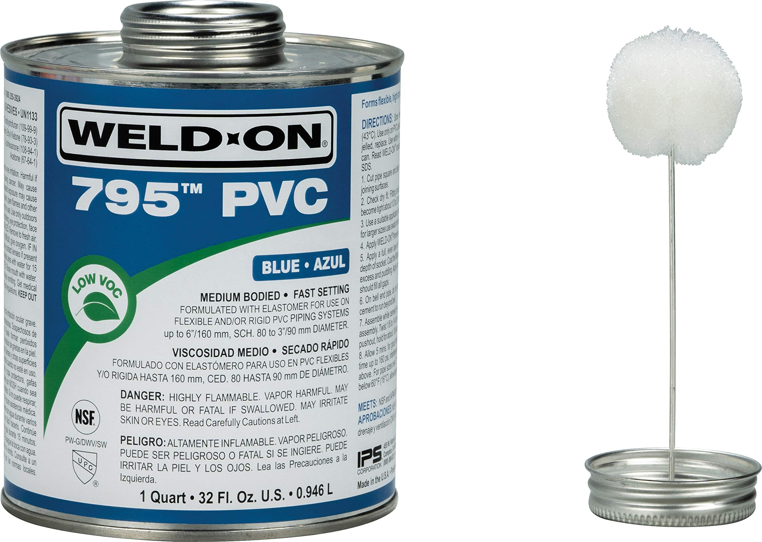 Snapklik.com : Weld-On 11905 795 Flex PVC Medium-Bodied Plumbing-Grade ...