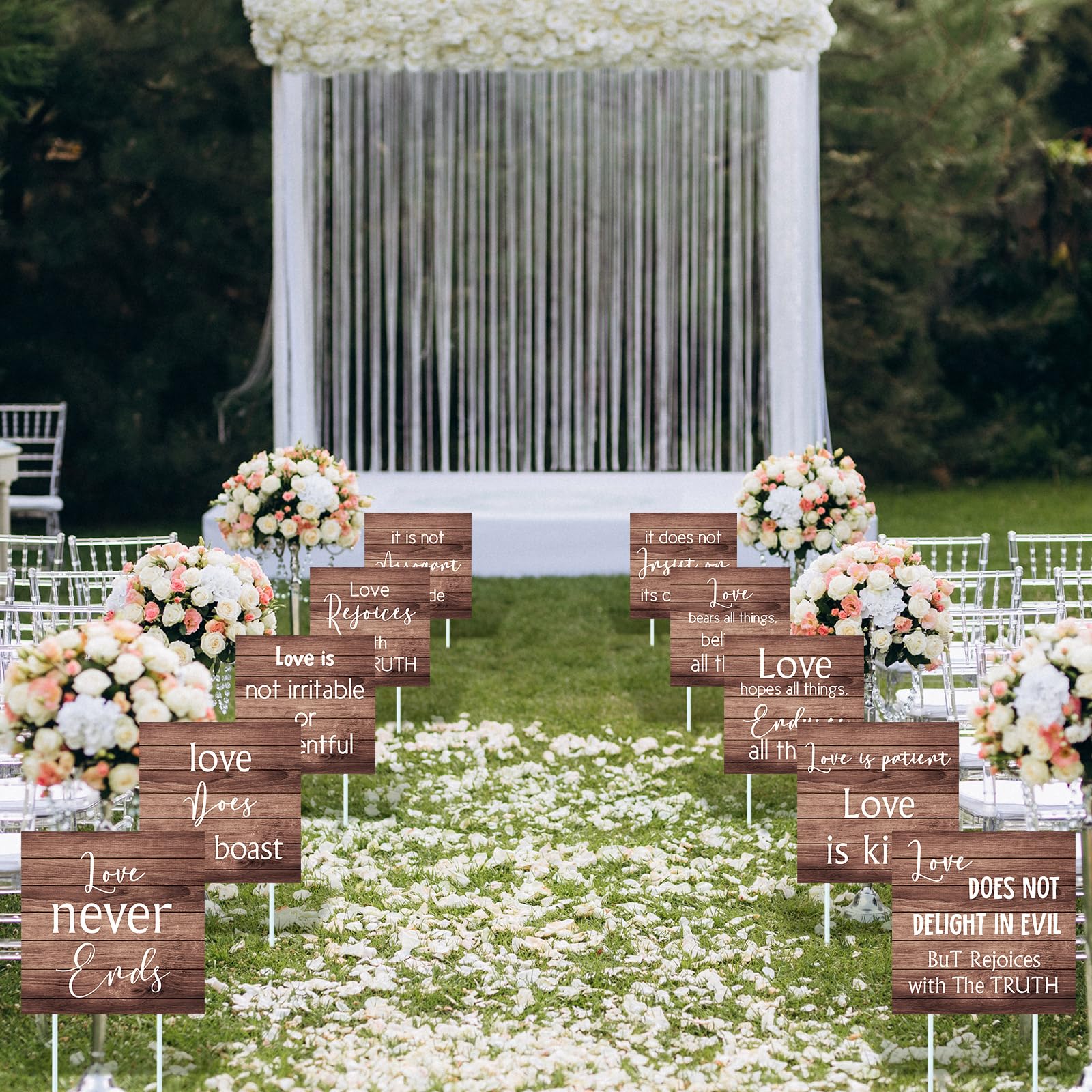Wedding isle signs | Honestweddingadvice.com