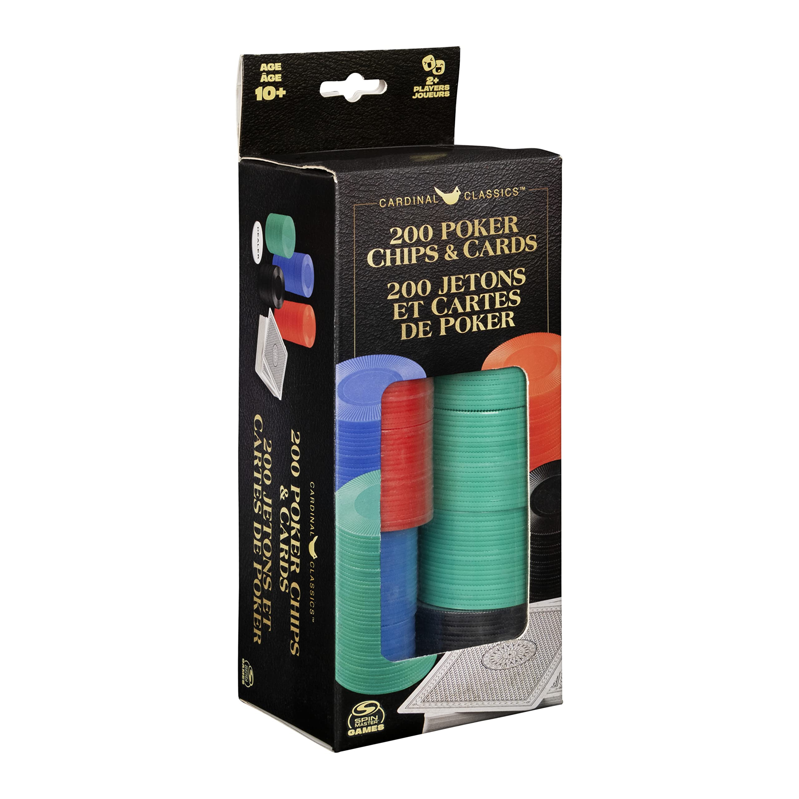 Snapklik.com : Cardinal Classics, 200 Poker Chips Set Playing Cards ...