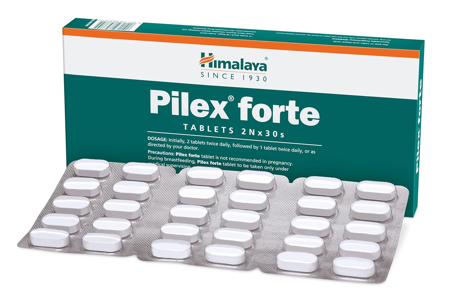 Himalaya Pilex Forte Tablets 2X30'S : Amazon.in: Health & Personal Care