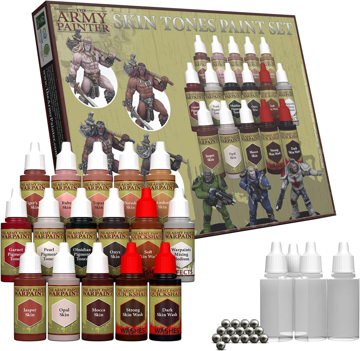 Amazon.com: The Army Painter Warpaints Fanatic: Starter Set Combo, 11 ...