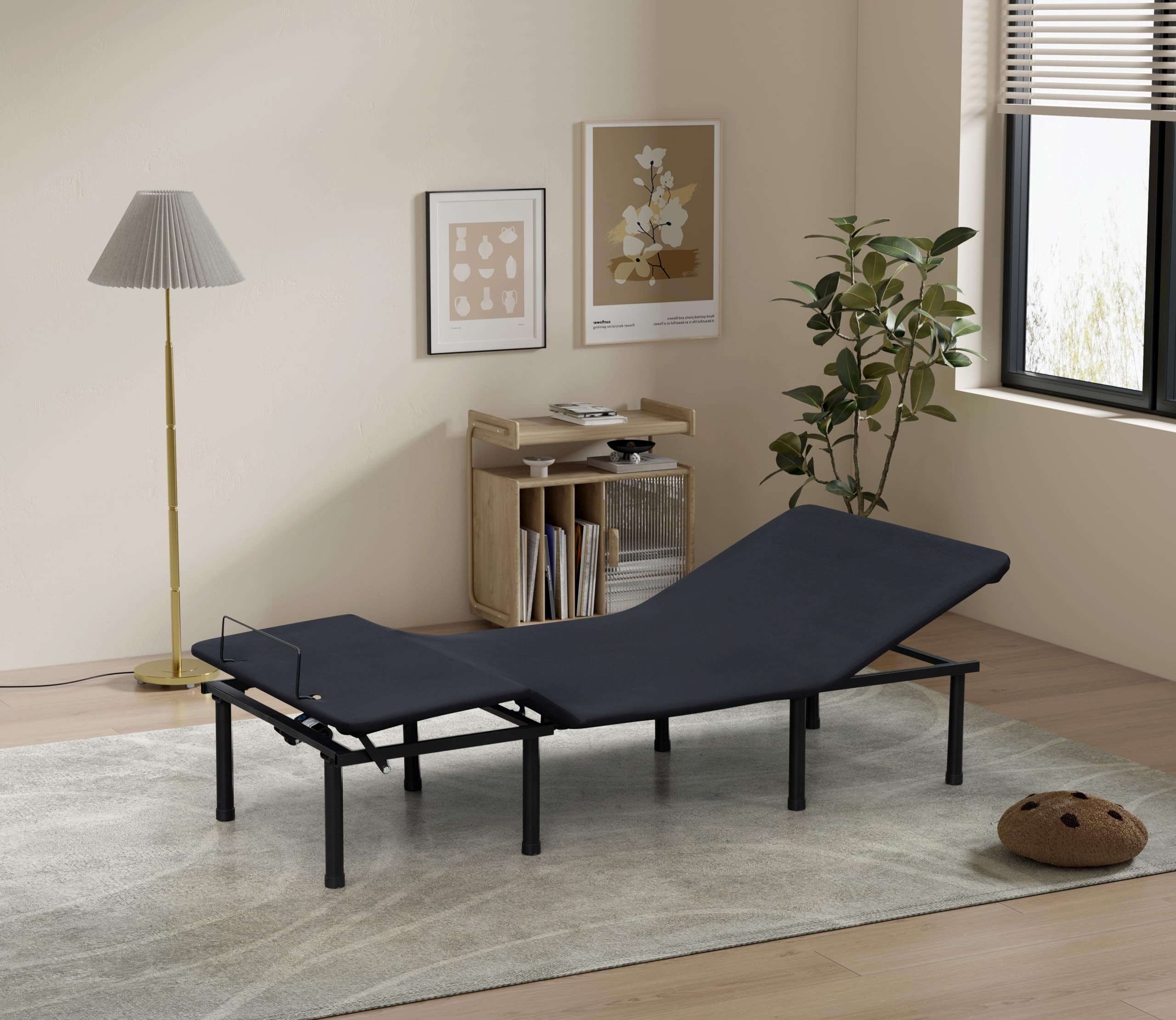 Amazon.com: Becivy Electric Adjustable Folding Lifting Bed Base King ...