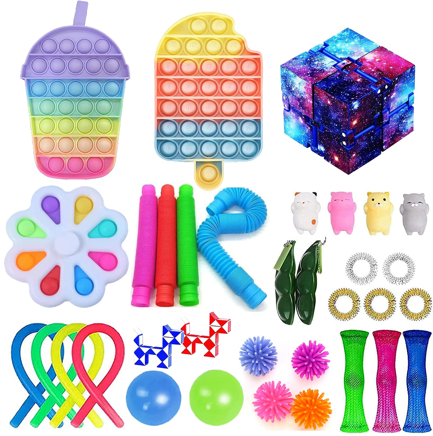 Huibao Fidget Toy Packs Fidget Packs With 34 Fidget In | Desertcart INDIA