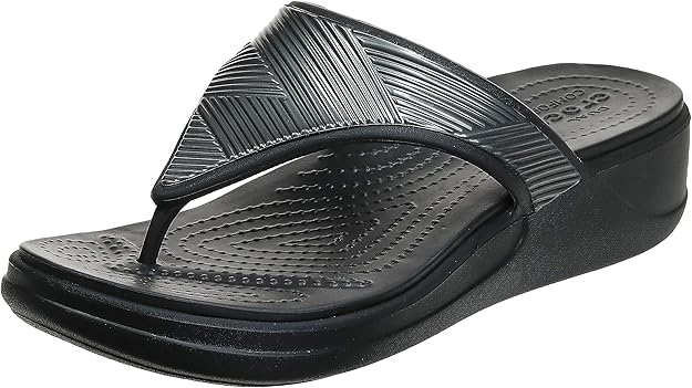 Amazon.com | Crocs Women's Monterey Diamante Slip On Wedge | Wedge ...