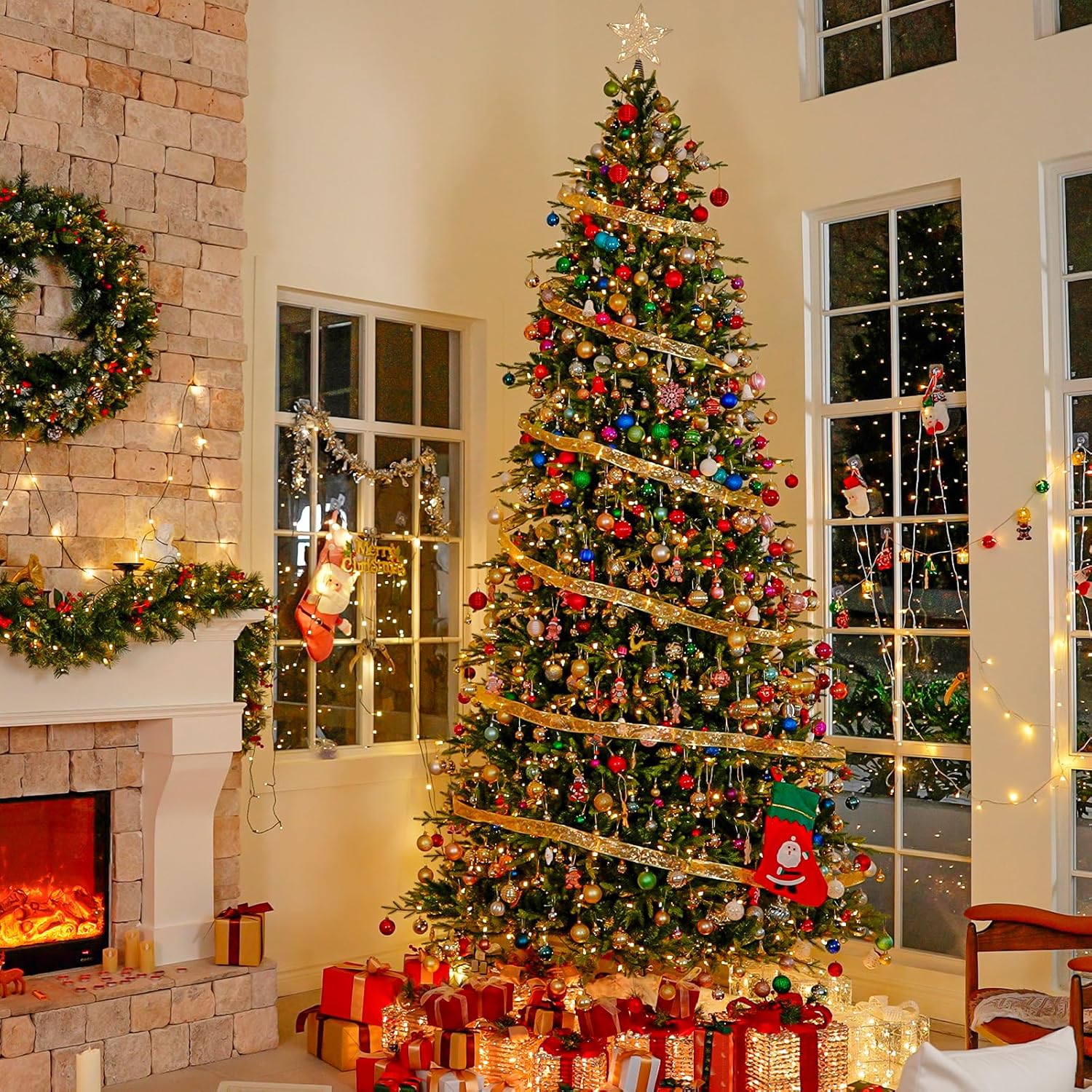 Hykolity 7.5 ft Prelit Christmas Tree Instruction Manual (Model GB1002)