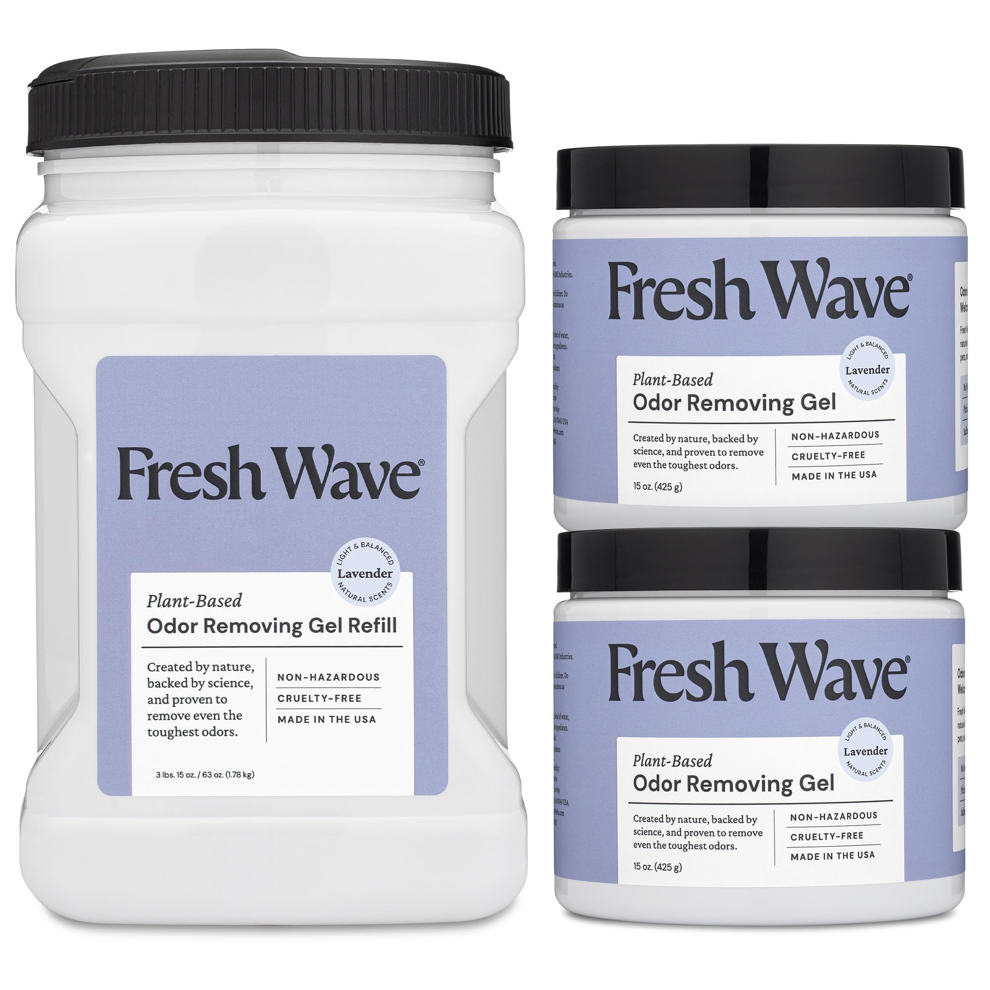 Amazon.com: Fresh Wave Lavender Odor Removing Gels Bundle: (2) 15oz ...