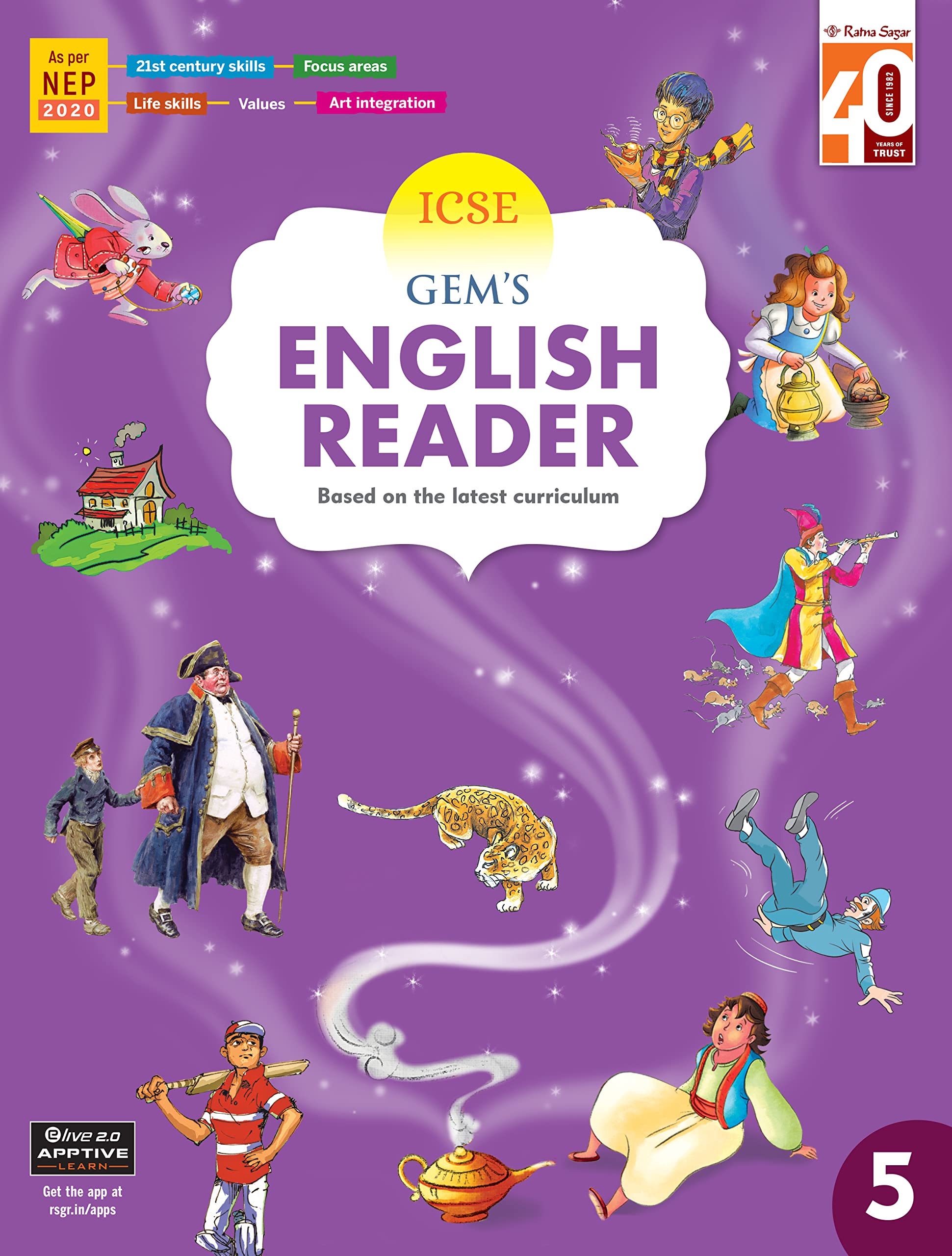 Ratna Sagar ICSE Gem's English Reader Book 5 - English Reader Book For ...
