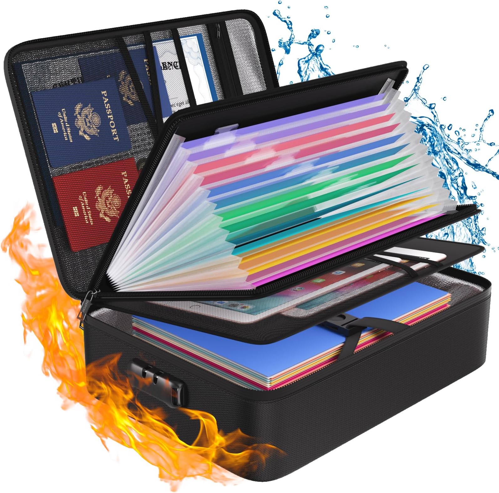 Cathedral Products A4+ (Foolscap) Steel File Box with Starter Pack of 5 ...