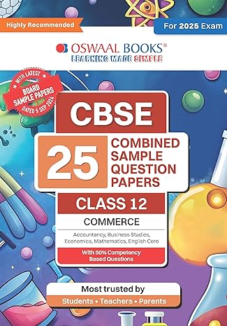 Oswaal CBSE 25 Combined Sample Question Papers Class 12 Commerce Books ...