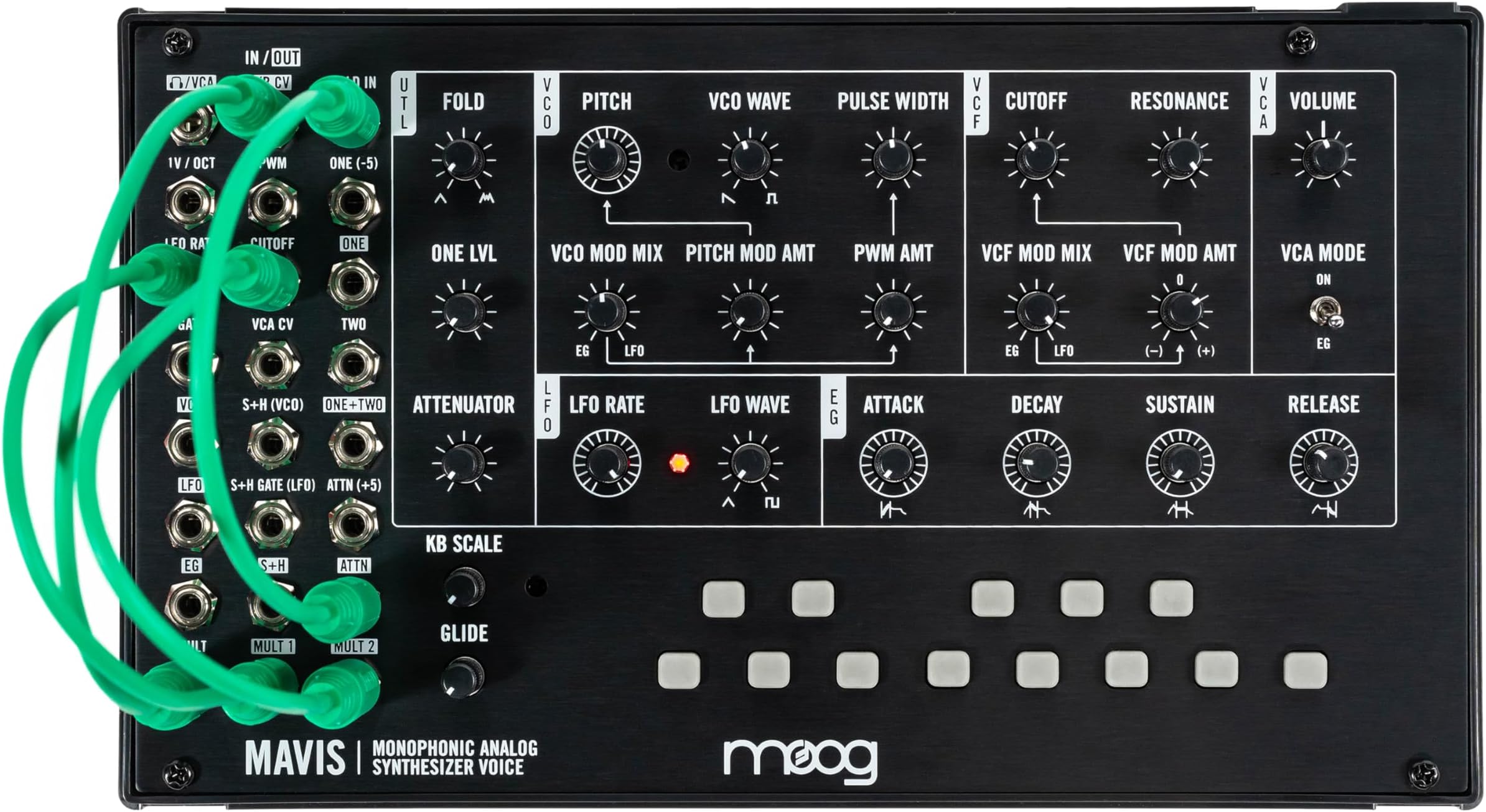 Moog Mavis Semi-modular Analog Synthesizer Kit and Eurorack Module ...