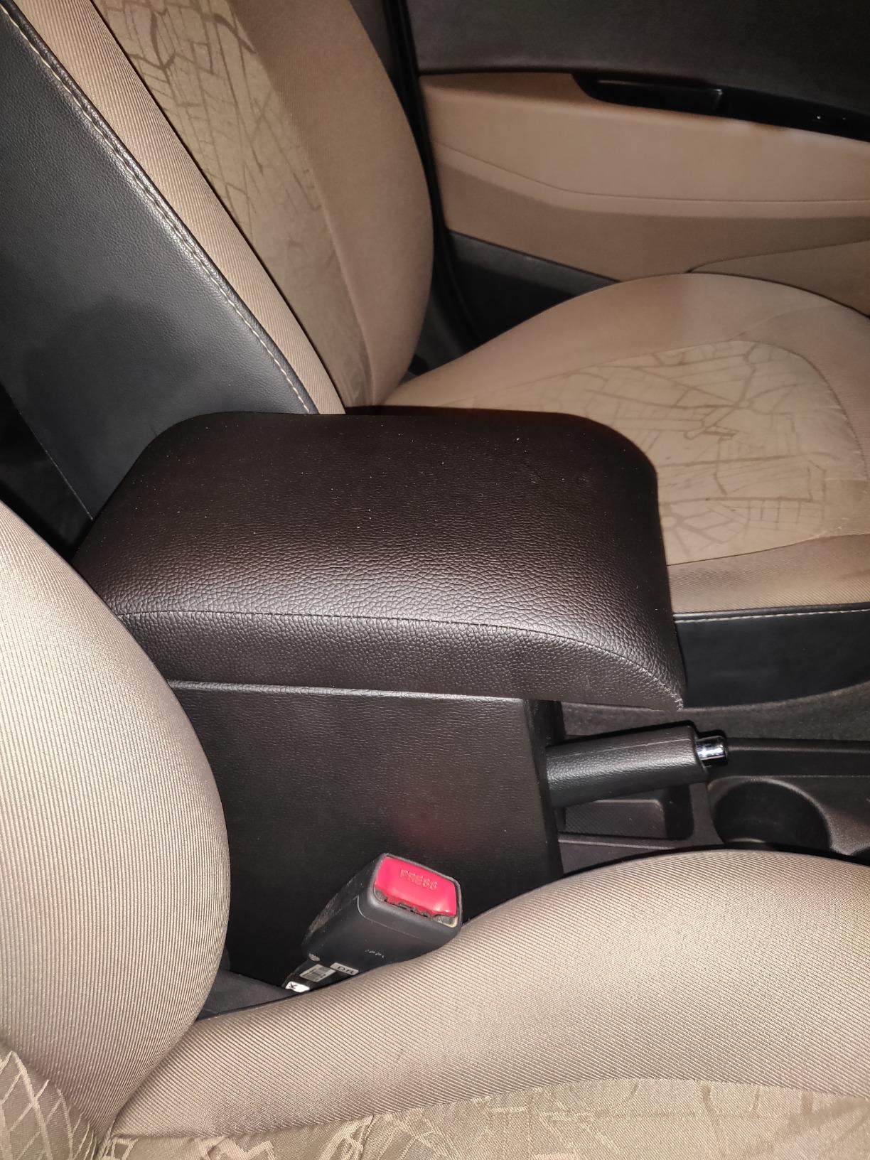 Carhatke Wooden Car Center Armrest Console for Hyundai Xcent (Black ...