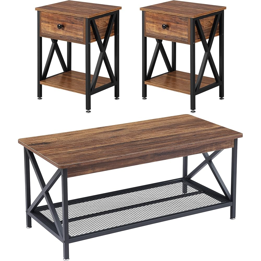 $19/mo - Finance VECELO Modern Set of 3 for Living Room, Versatile ...