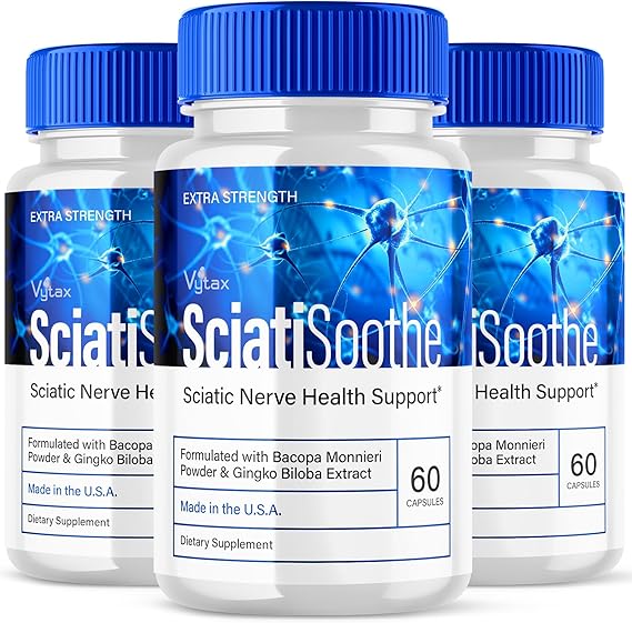 Amazon.com: (3 Pack) Sciatisoothe Supplement for Sciatica Relief ...