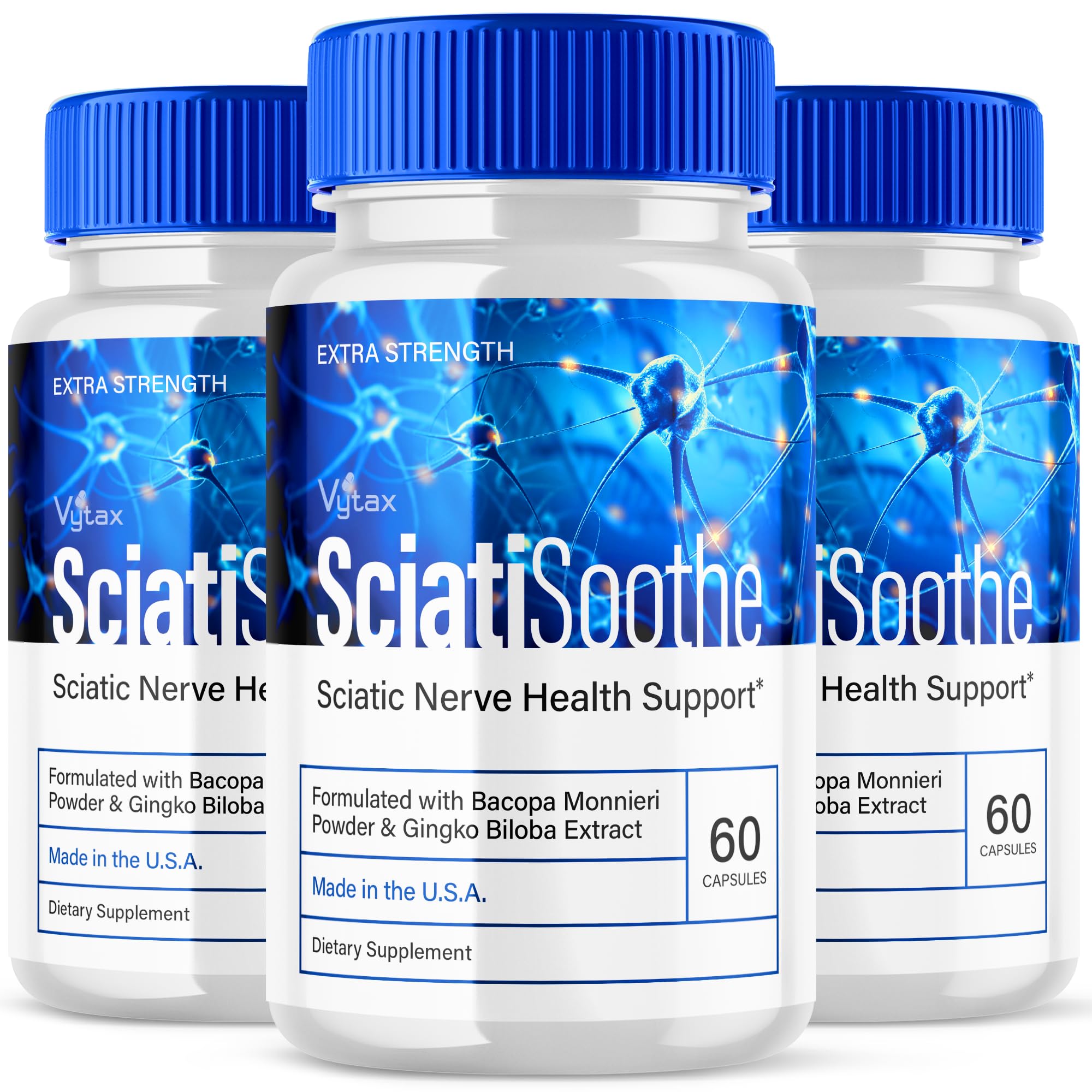 Amazon.com: (3 Pack) Sciatisoothe Supplement for Sciatica Relief ...