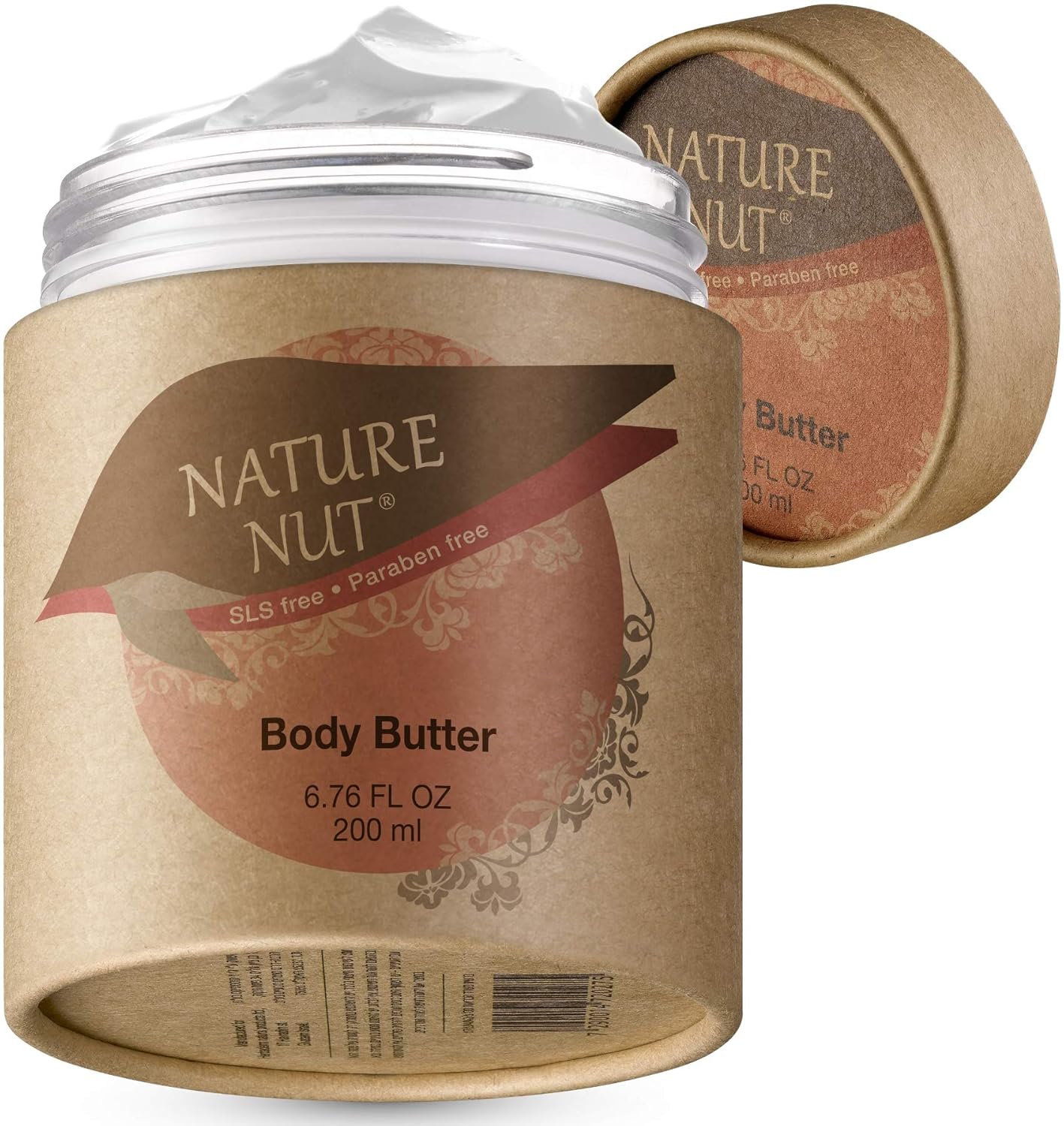 Amazon.com : Nature Nut Body Butter, Skin Moisturizer, Freshly Scented ...