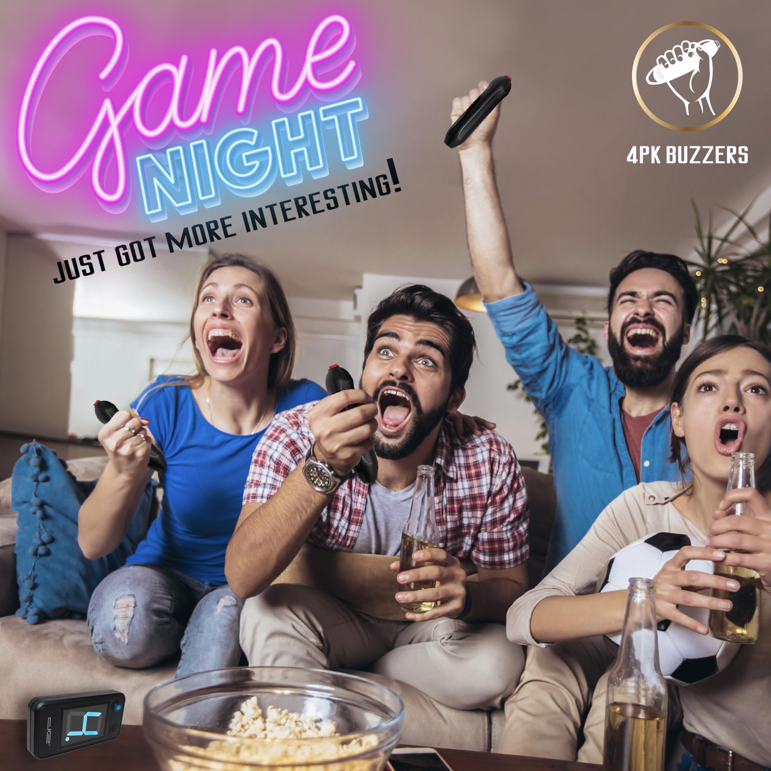 Snapklik.com : Digital Energy Wireless Handheld Game Buzzer System ...