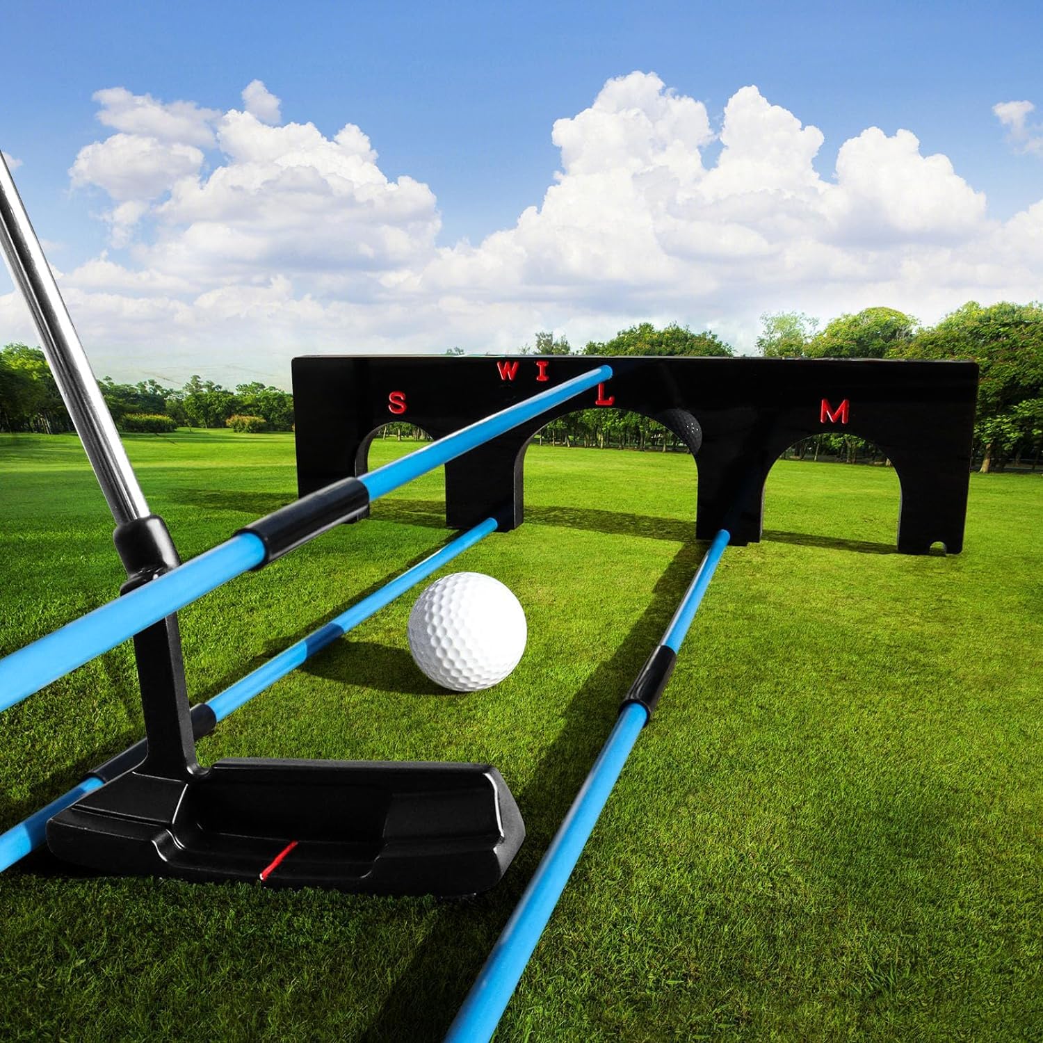 Amazon.com : VEASAERS Golf Training Aid Gate with 6 Alignment Sticks ...