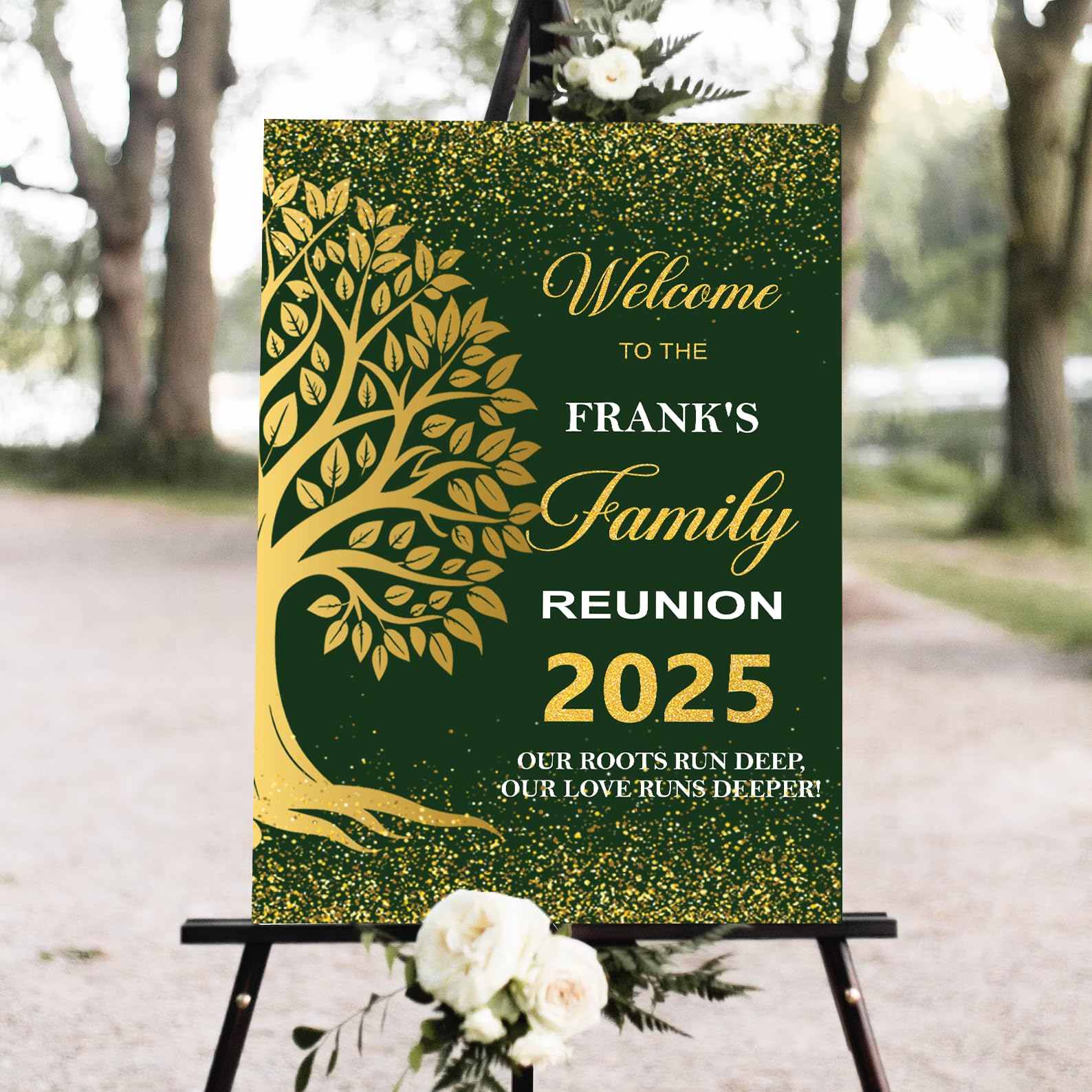 Amazon.com: Personalized 2025 Family Reunion Party Welcome Sign, Family ...