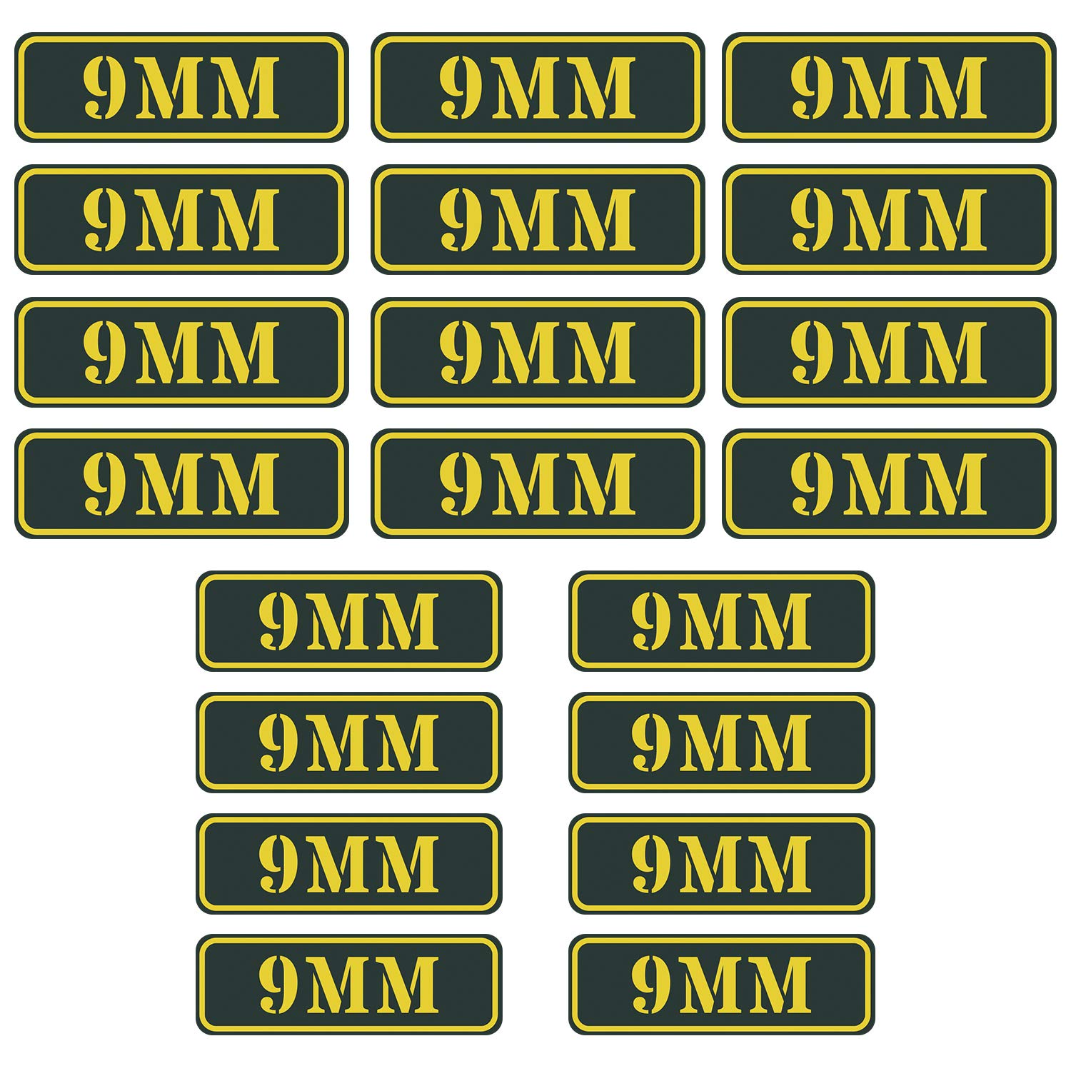 Amazon.com: Aolamegs Ammo Can Vinyl Sticker Set Decal Label 9MM 5.56 7. ...