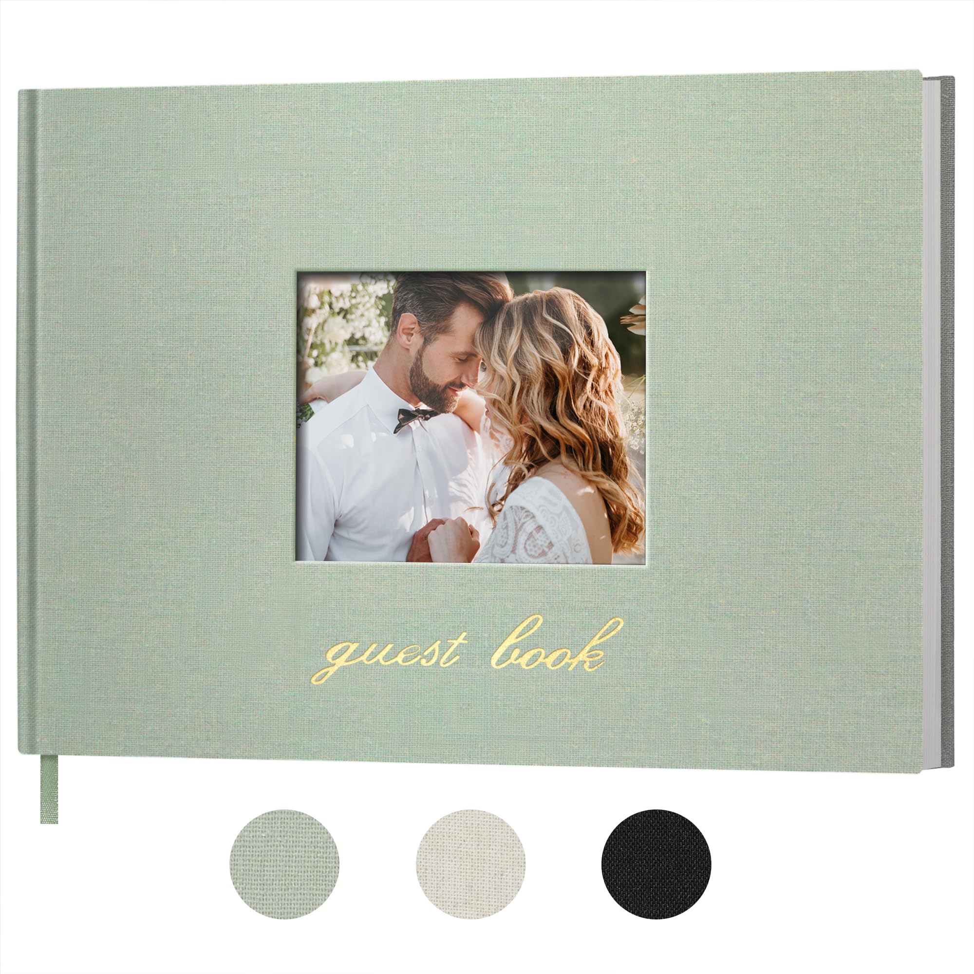 Amazon.com: SUNEE Wedding Guest Book - Polaroid Guest Book Weddings ...