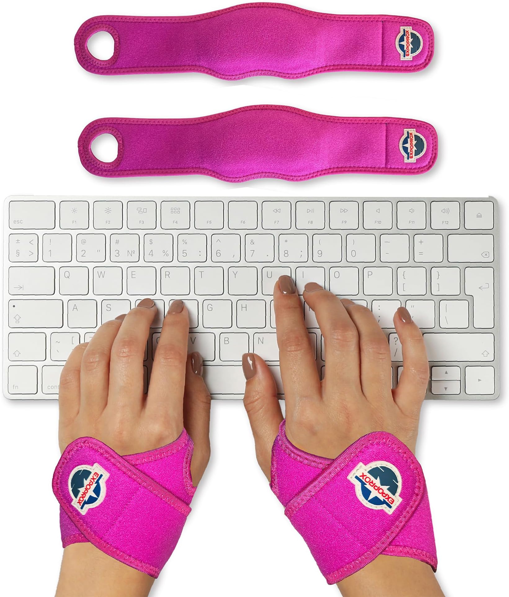 Amazon.com : Wrist Rest Pads-Ergonomic Mouse and Keyboard Support ...