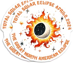 Amazon.com: Total Solar Eclipse Magnets Magnet - April 8 2024 - The ...