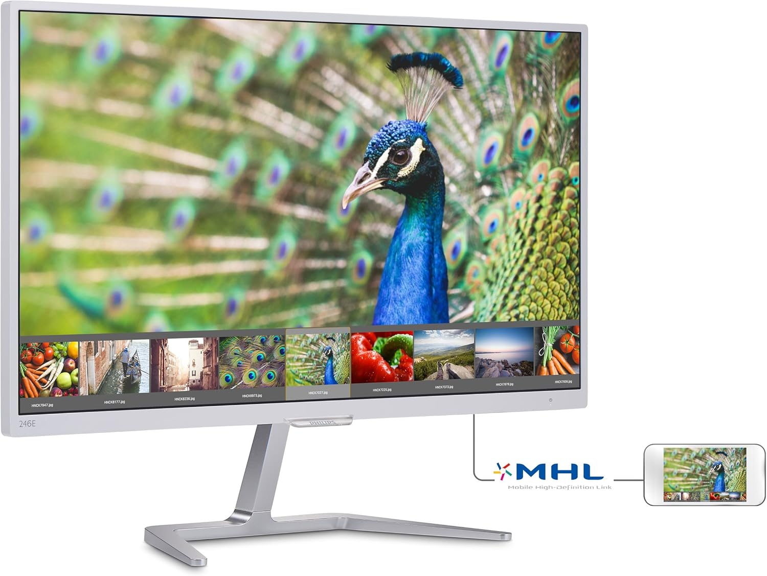 Philips LED 24 Inch Monitor - 246E7: Buy Online at Best Price in UAE ...